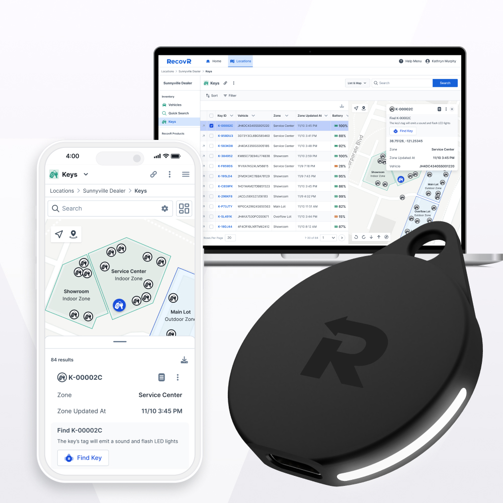 RecovR® Dealership Lot Management & Theft Recovery Solution